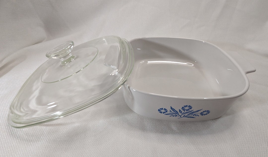 Vintage Blue Corn Flower Corning Ware A-2-B 2 Litre Casserole Dish - Etsy
