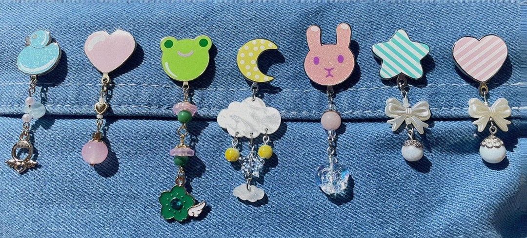 Balloon Dangle Pins Decorative Pin Charms Cute Addition for Purses, Pin ...