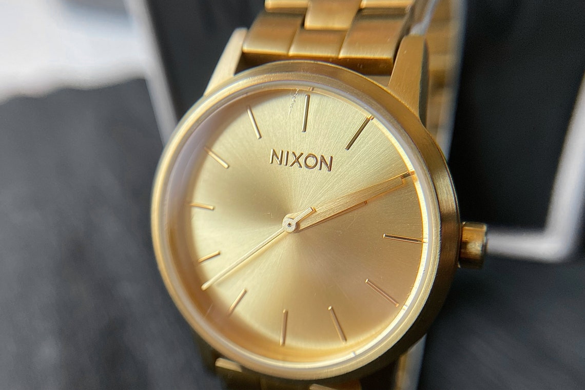 NIXON Watch, Quartz Watches, Vintage Style Watches, Golden Watch Nixon ...
