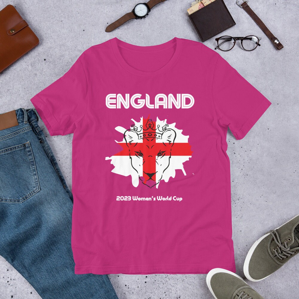 Women's World Cup 2023 England Lioness Unisex T-shirt - Etsy Denmark