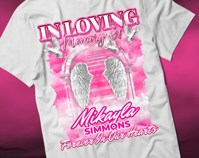 Pink Heaven Shining Star, in Loving Memory, Memorial Background ...