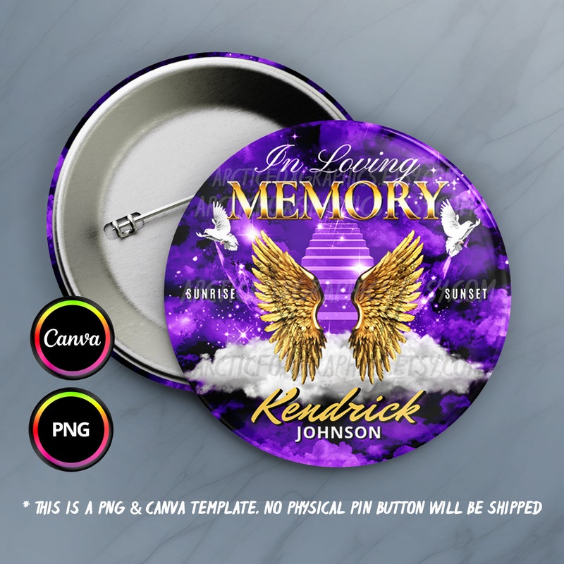 Purple Heaven Template - Etsy