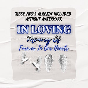 In Loving Memory PNG, Blue Sky Stairway to Heaven Memorial Background ...