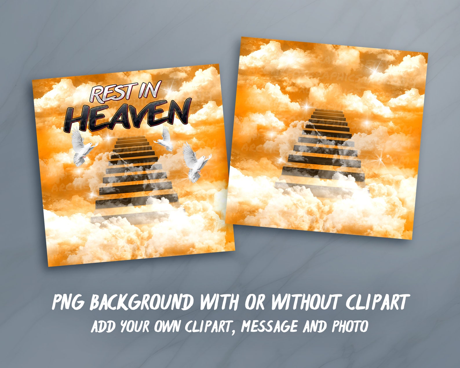Rest in Heaven Pin Button Canva Template, Memorial Button Pin ...