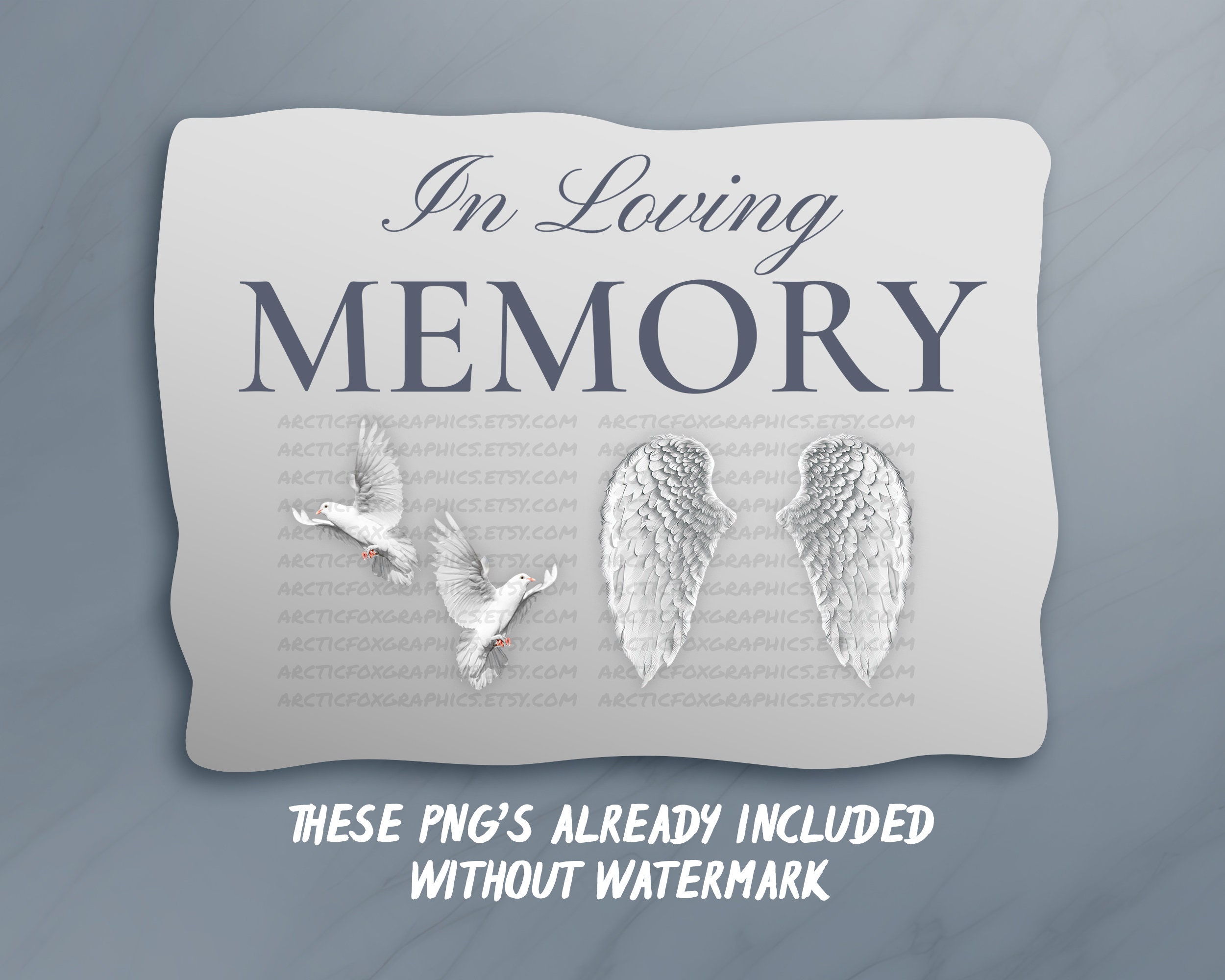In Loving Memory Pin Button Canva Template Memorial Button - Etsy