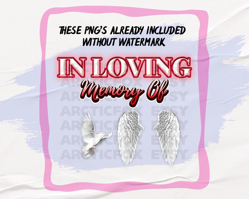 In Loving Memory PNG Red Sky Heaven Stairway Memorial - Etsy