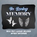 In Loving Memory Pin Button Canva Template, Memorial Button Pin ...