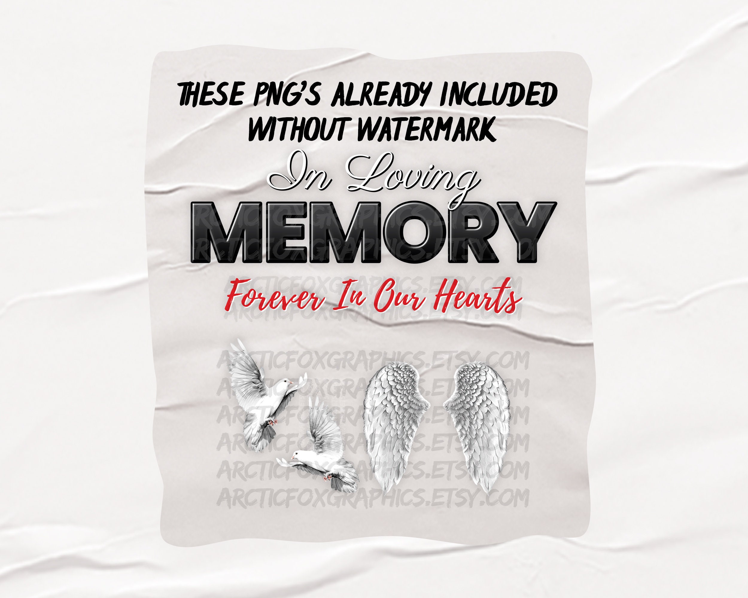 In Loving Memory PNG Red Sky Heaven's Gate Memorial - Etsy