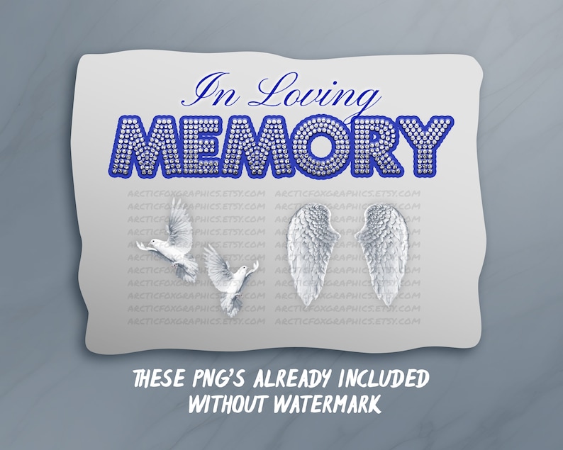 In Loving Memory Pin Button Canva Template Memorial Button - Etsy