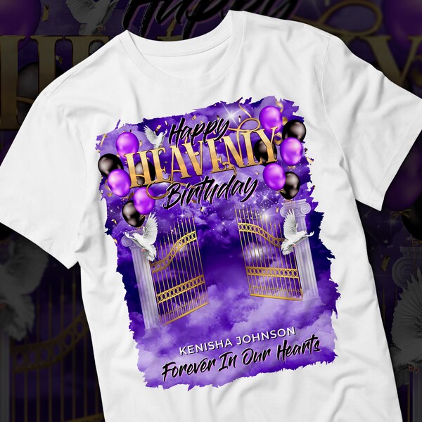 Happy Birthday Memorial Shirt - Etsy