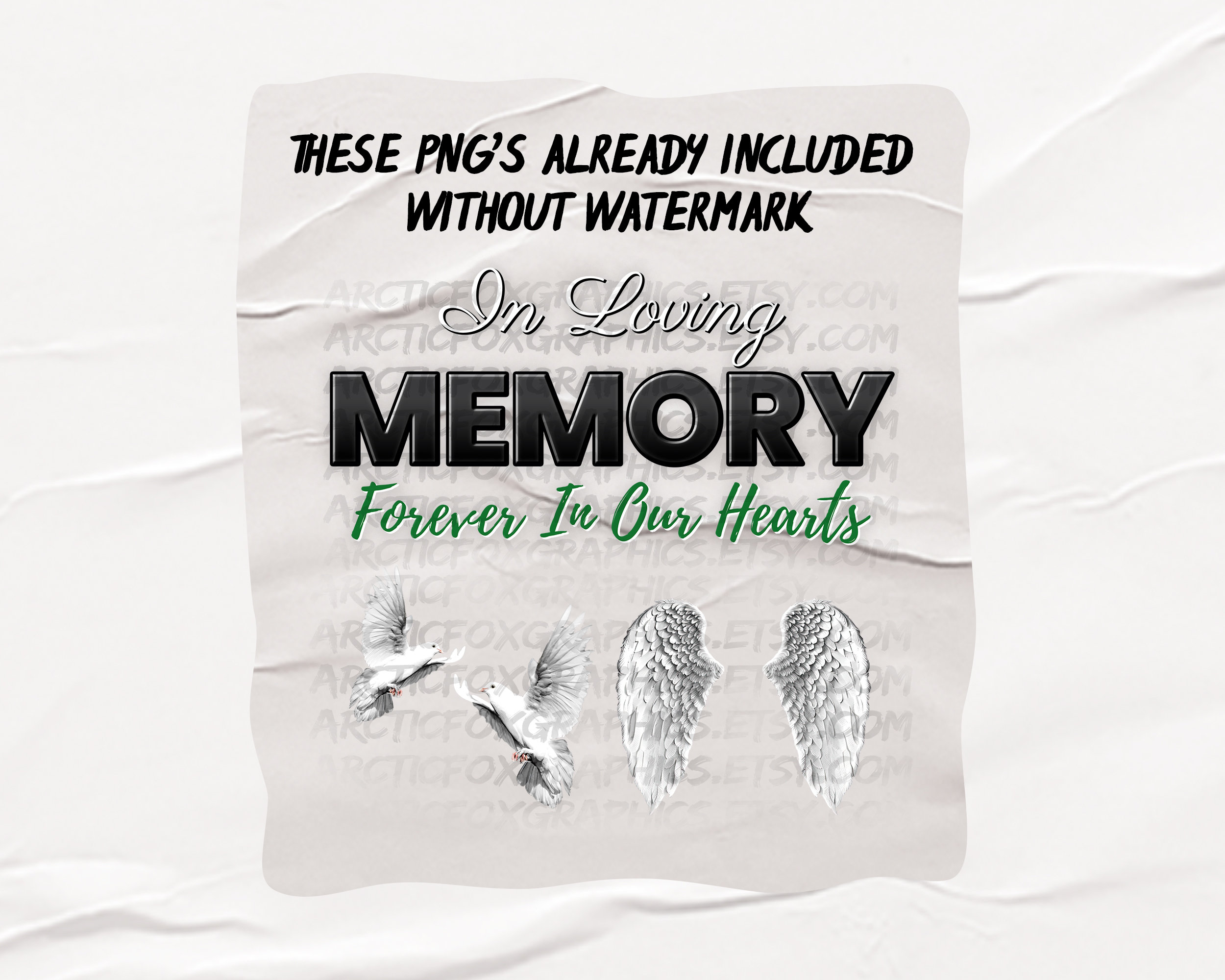 In Loving Memory PNG Green Sky Heaven Gate Memorial - Etsy