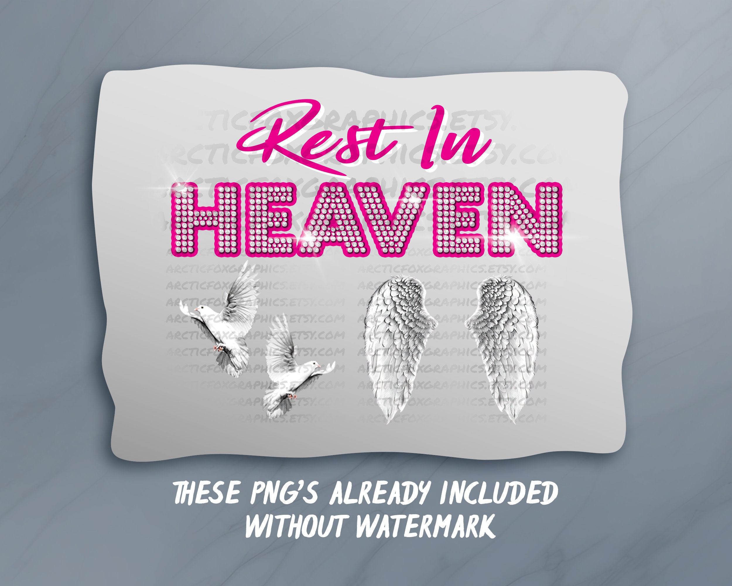 Rest in Heaven Pin Button Canva Template, Memorial Button Pin ...