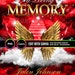 In Loving Memory PNG, Red Gold Heaven's Stairway Memorial Background ...