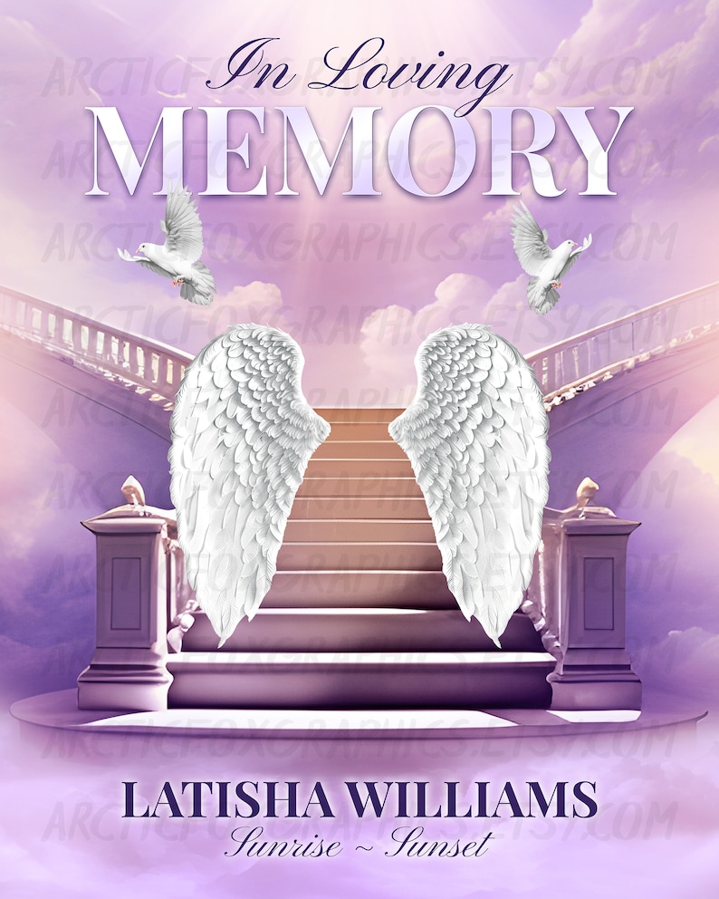 In Loving Memory PNG Purple Sky Heaven Staircase Memorial - Etsy In Loving Memory PNG Purple Sky Heaven Staircase Memorial - Etsy