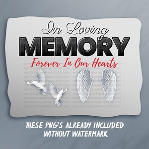 In Loving Memory Pin Button Canva Template, Memorial Button Pin ...