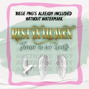 Rest in Heaven PNG, Green Sky Heaven Stairway Memorial Background for ...