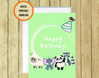 Party Animals, Birthday, Happy Birthday, Birthday Card, Greeting Cards ...