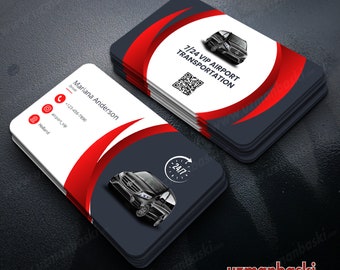 Airport Transportation Business Cards Personalization - Etsy