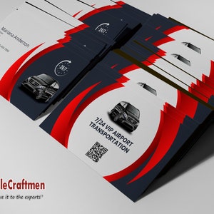 Vip Airport Transportation Business Cards Personalization - Etsy
