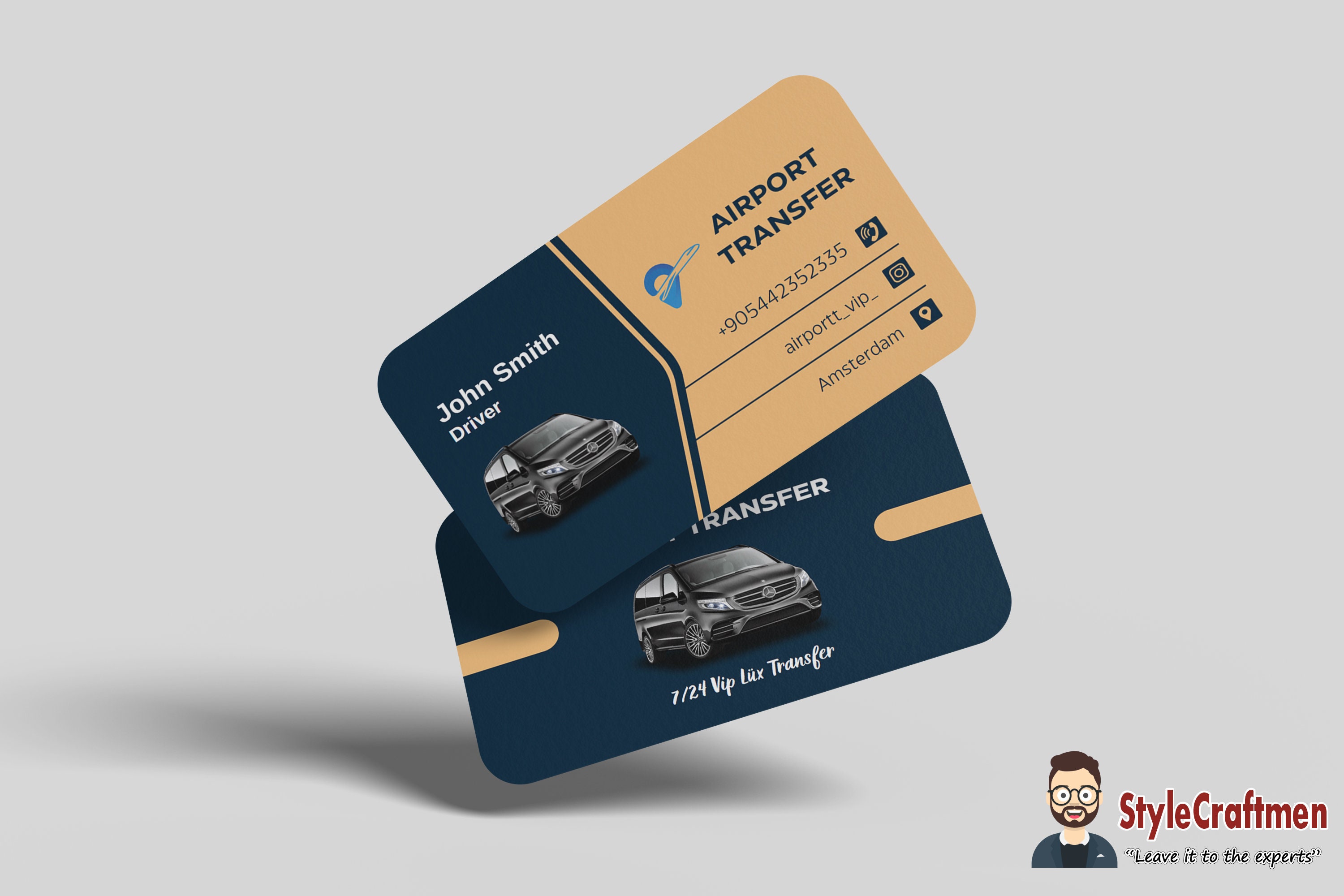 Airport Transportation Business Cards Personalization - Etsy