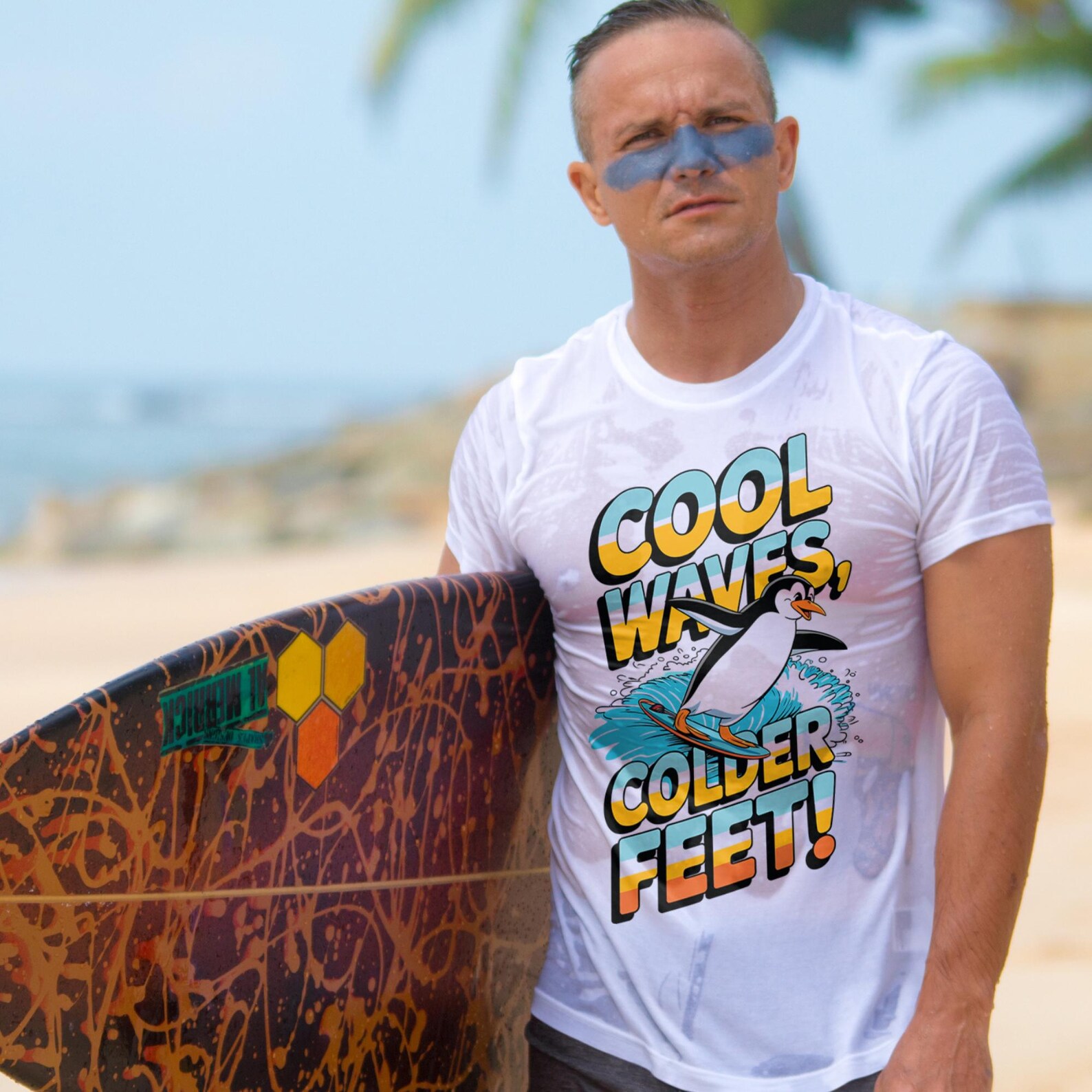Surfing T-shirt Designs: Retro Surf Graphic Bundle (PNG) - Etsy