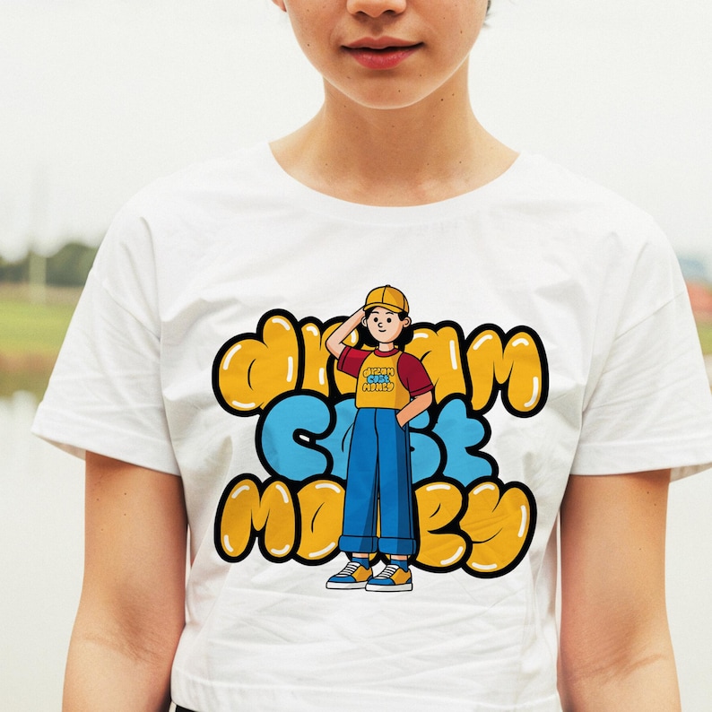 Comic Streetwear T-shirt Designs: Urban PNG-SVG Bundle - Etsy