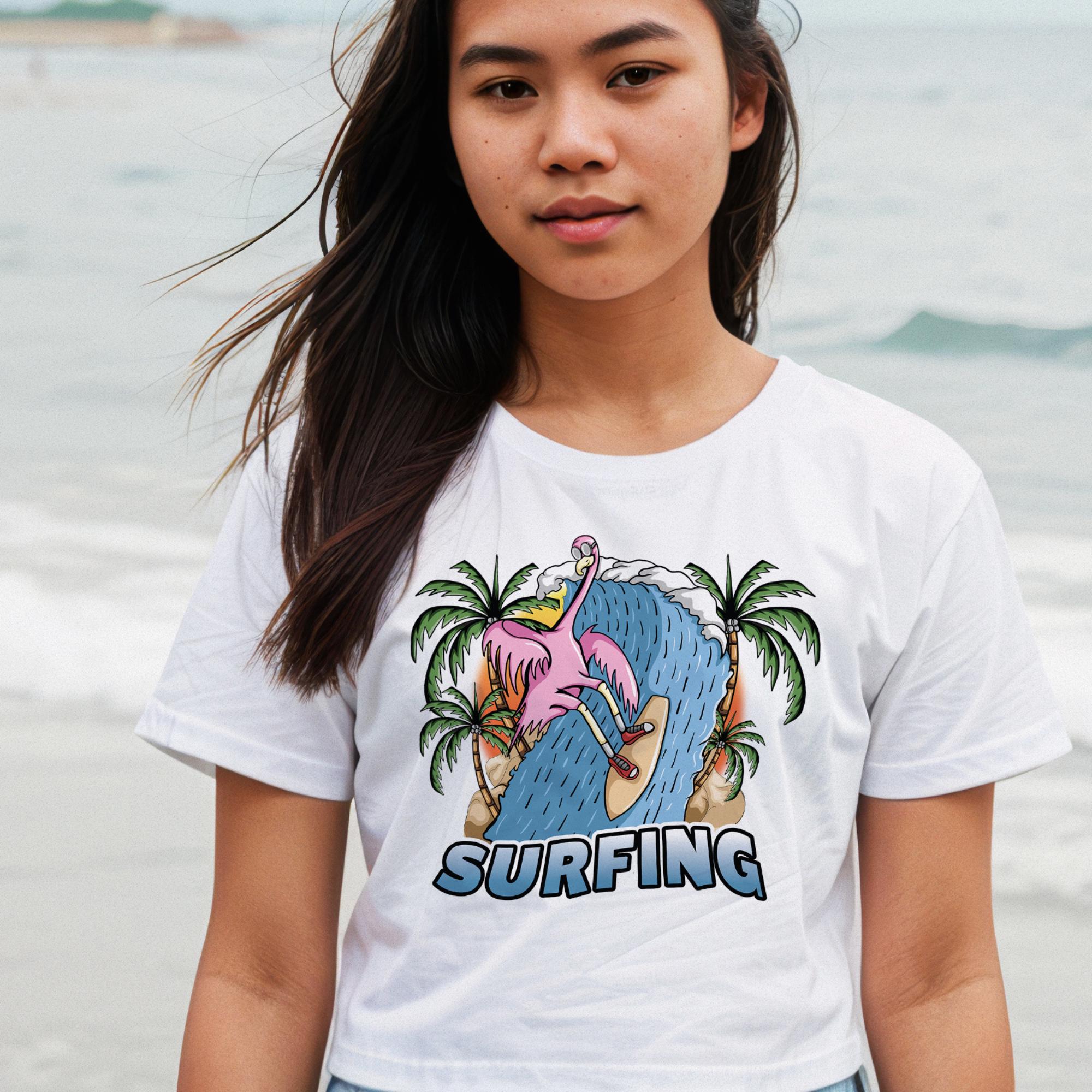Surfing T-shirt Designs: Retro Surf Graphic Bundle (PNG) - Etsy