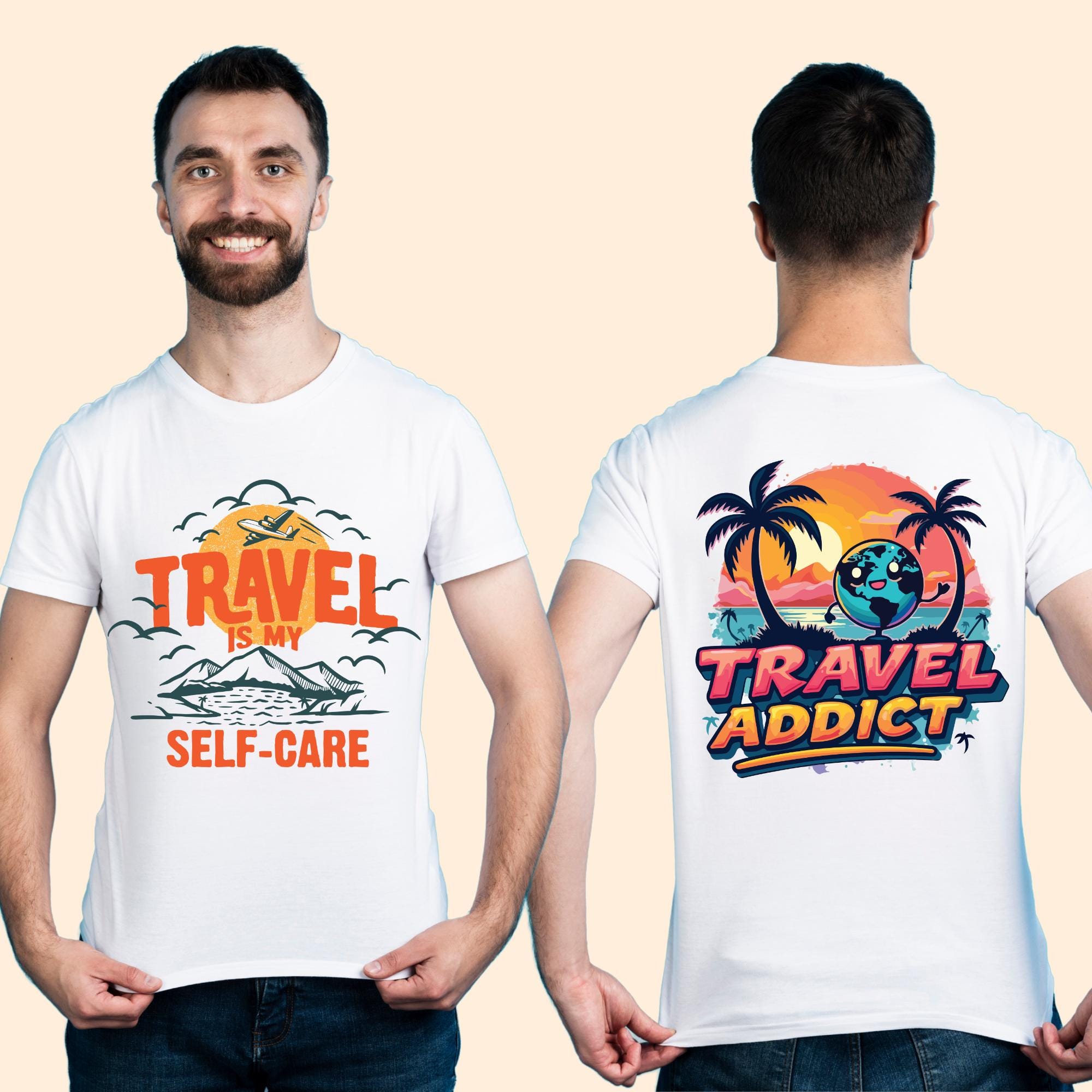 100 Travel T-shirt Designs: Adventure Graphics Bundle (PNG, SVG) - Etsy
