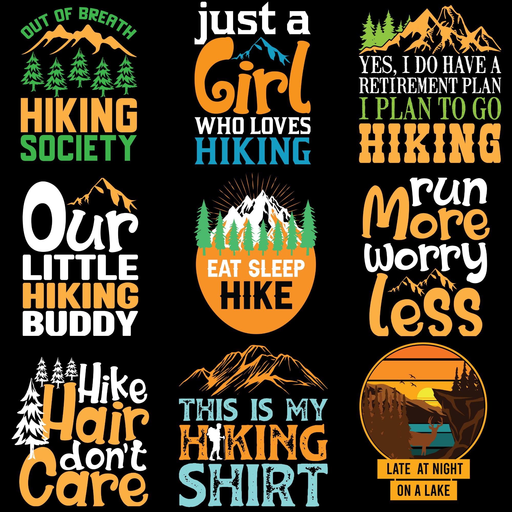 Adventure T-shirt Design Bundle: Outdoor Hiking Graphics (SVG, PNG) - Etsy