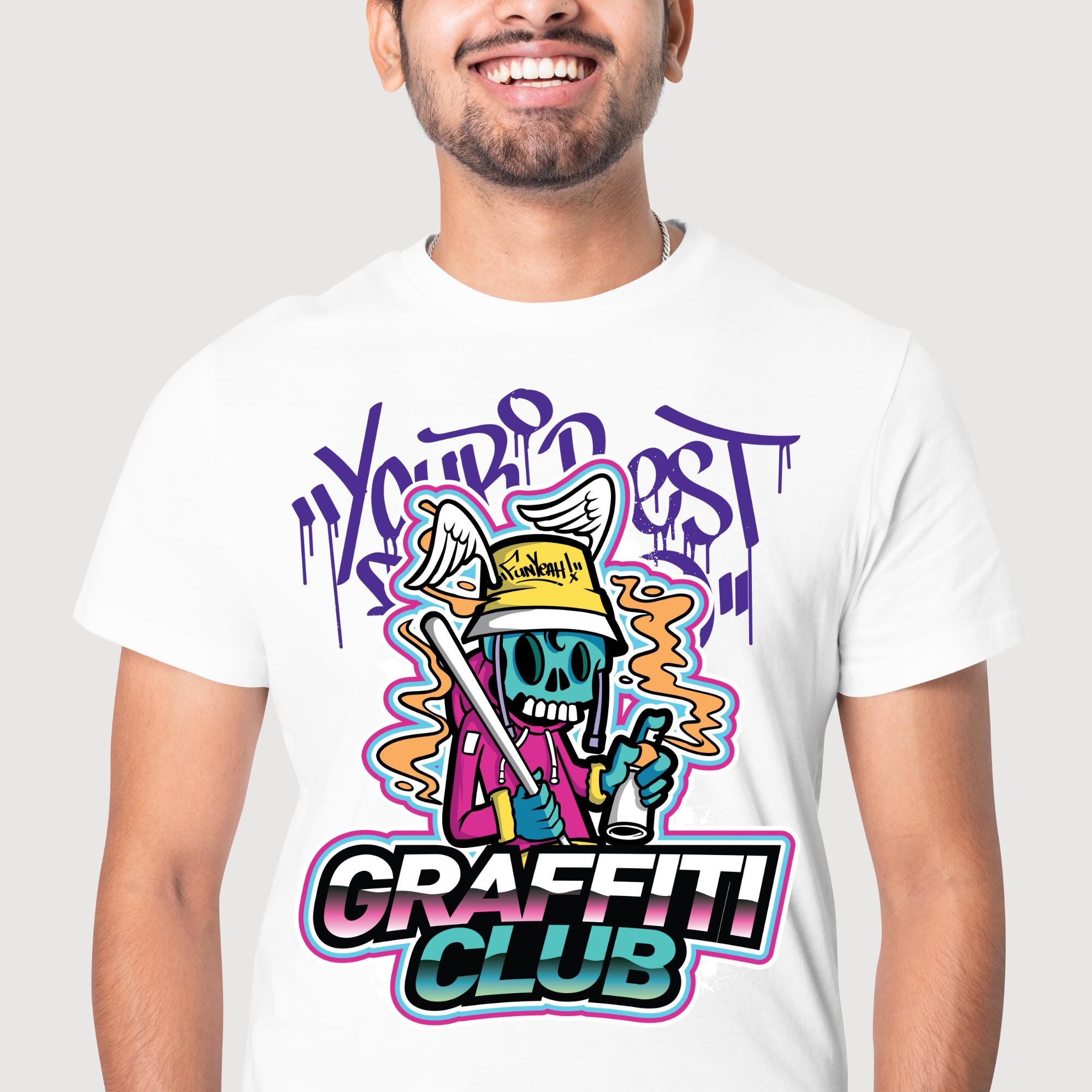 50 Urban Streetwear T-shirt Designs: Funky PNG Bundle - Etsy