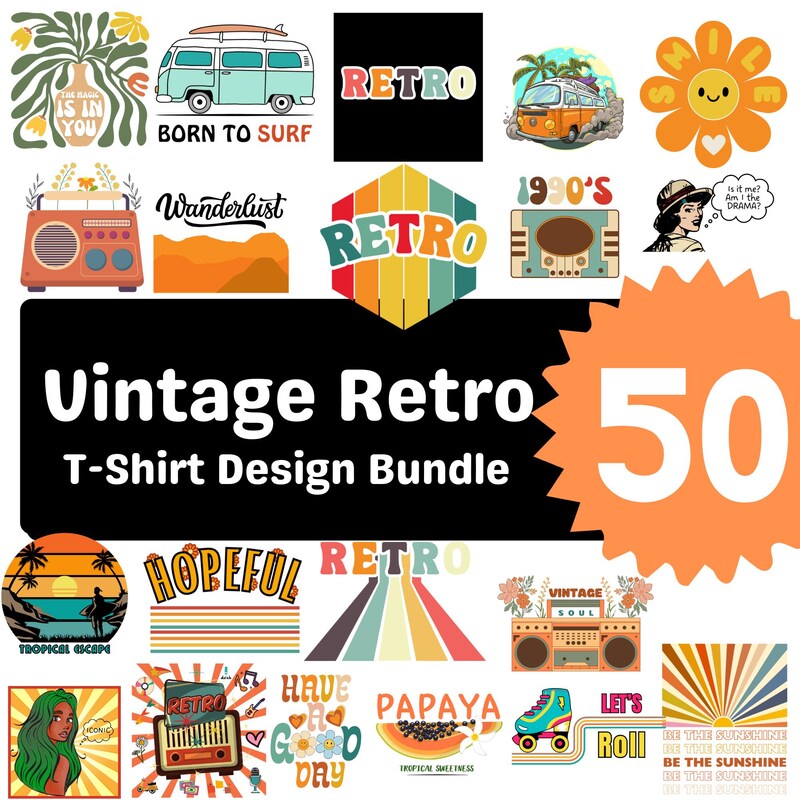 Retro Tshirt - Etsy