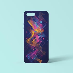 Colourful, Geometric Shape Design Phone Case for Iphone, Google Pixel ...