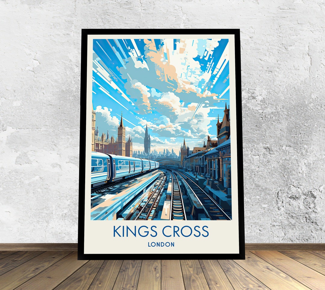 Kings Cross Poster Kings Cross Print London Poster - Etsy Australia