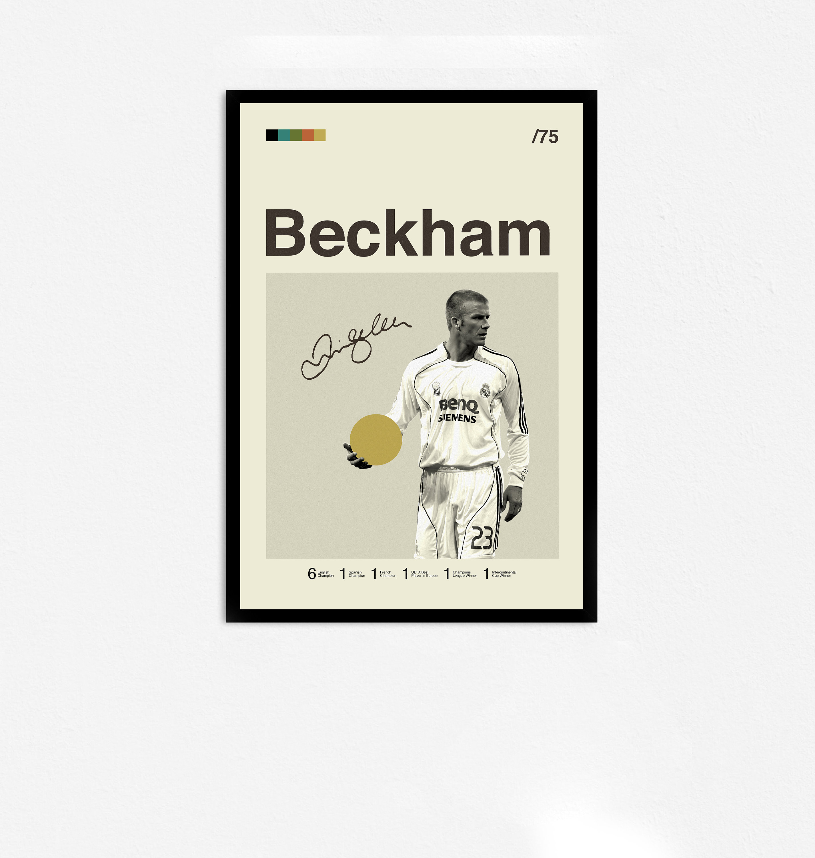 David Beckham Poster England Footballer Print Soccer Gifts - Etsy
