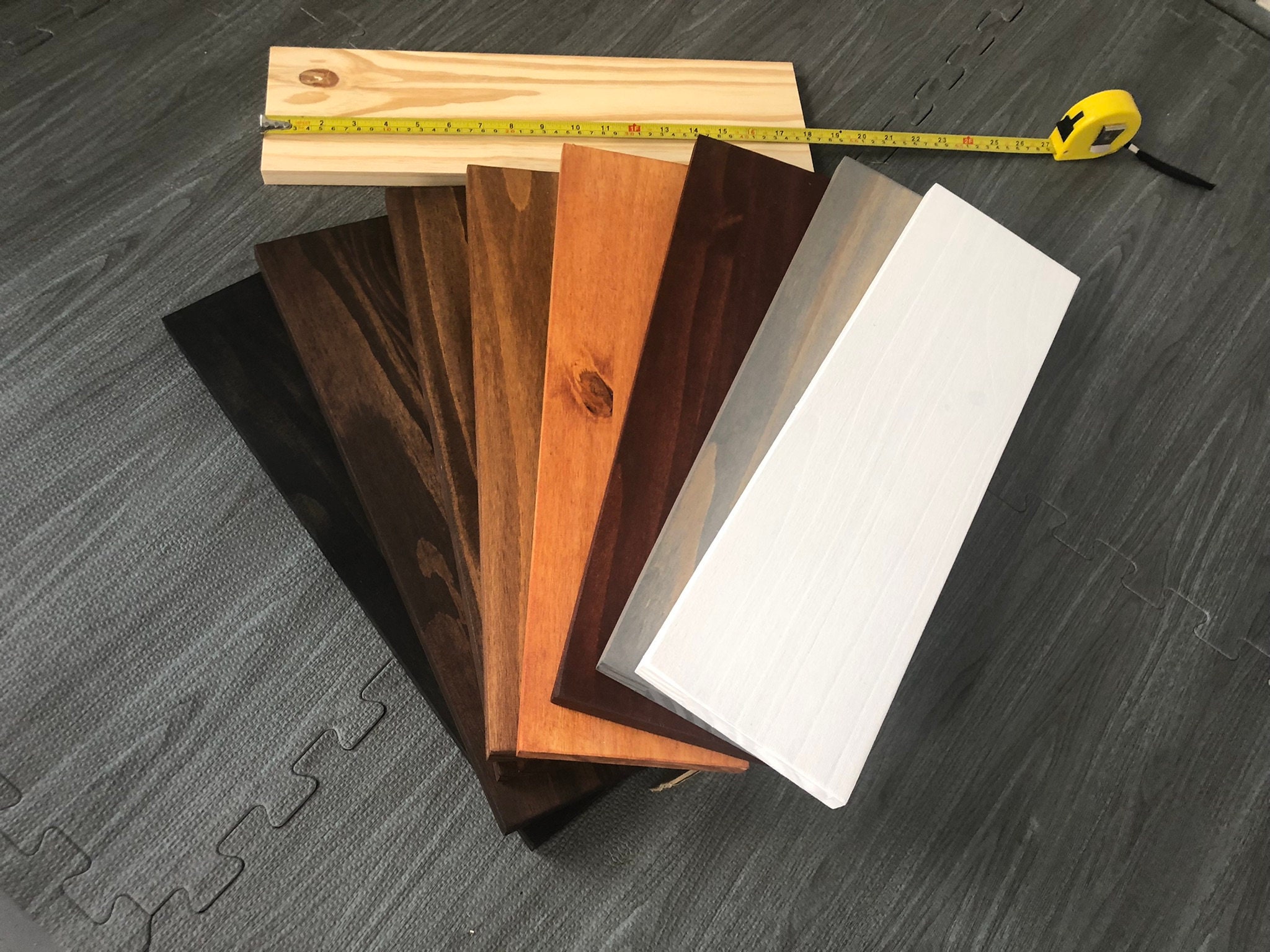 Project Wood Blanks Pine Boards Stained Wood Blanks Painted - Etsy