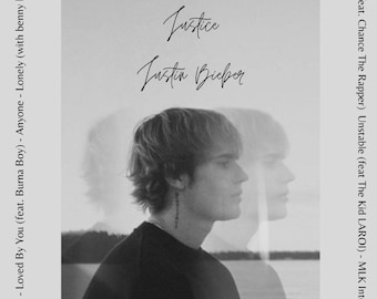 Justin Bieber Justice Album Poster / Album Cover Poster / Room Decor ...