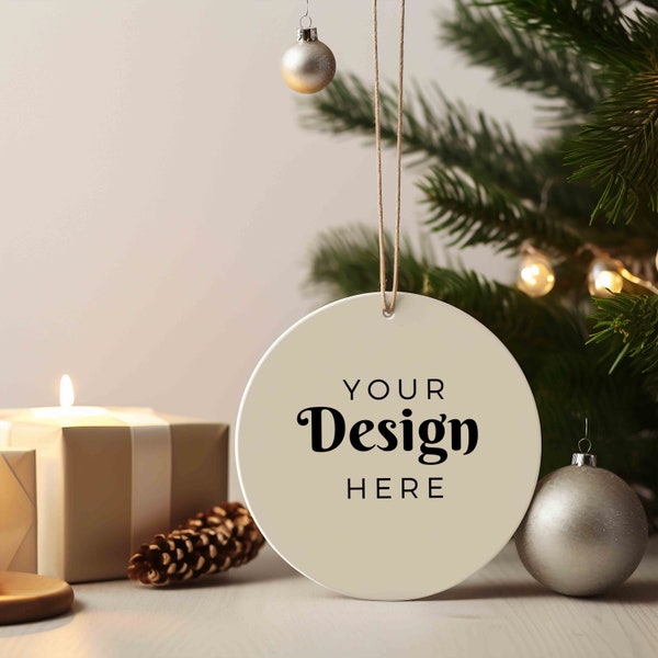 Flat Round Ornament - Etsy