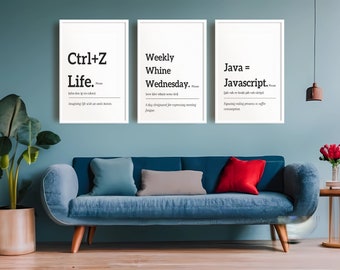 Office Wall Art Set 50 PRINTABLES Home Office Decor Mega Bundle Work ...
