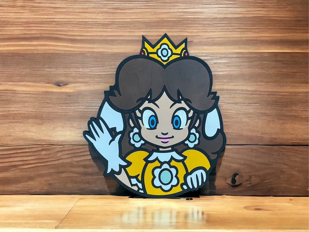 Princess Daisy Wooden Display - Etsy