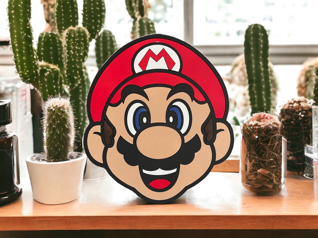 Mario Wooden Display - Etsy