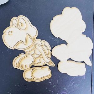 Dry Bones - Mario Bros Wooden Display - Etsy