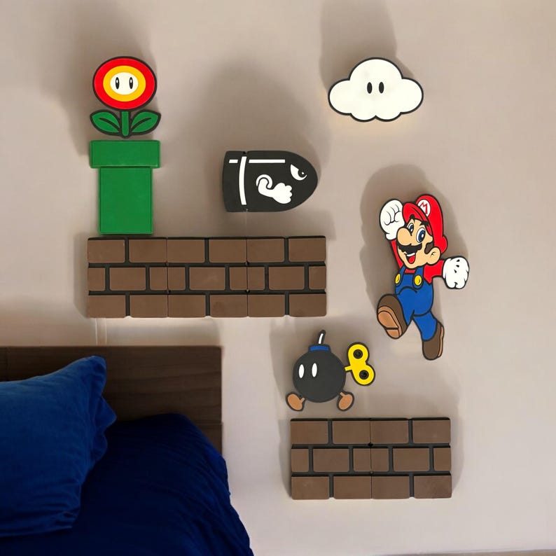 Bowser - Mario Bros Wooden Display - Etsy