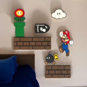 Cloud - Mario Bros. Wooden Display - Etsy