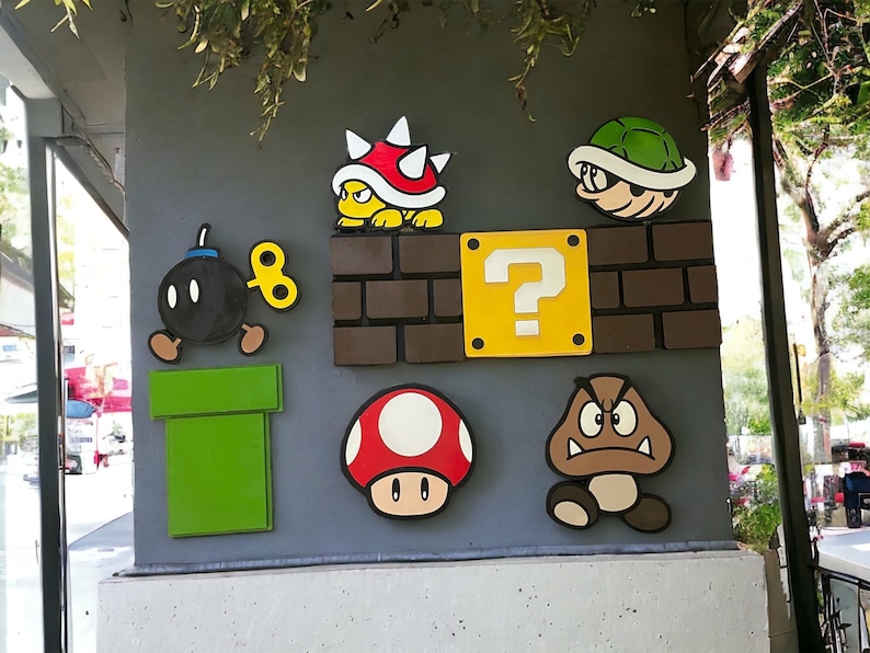 Koopa Shell Mario Wooden Display - Etsy