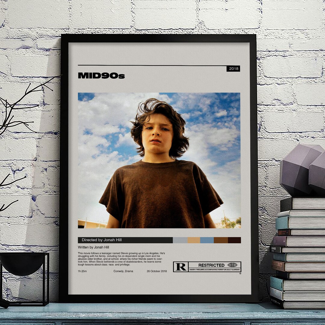 Mid90s Poster Minimalist Movie Poster Vintage Retro Art - Etsy