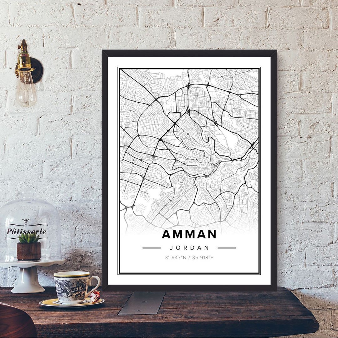 Amman Map - Etsy