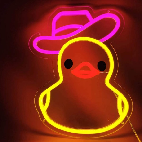 Duck Light With Cowboy Hat - Etsy