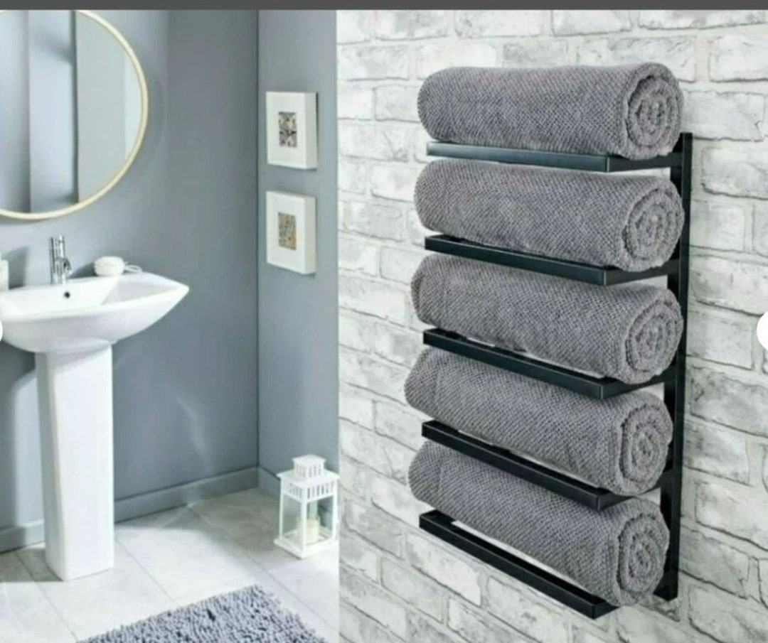 Multiple Towel Rack, Bathroom Decoration, Towel Storage for Bathroom, Bath Organization - Etsy