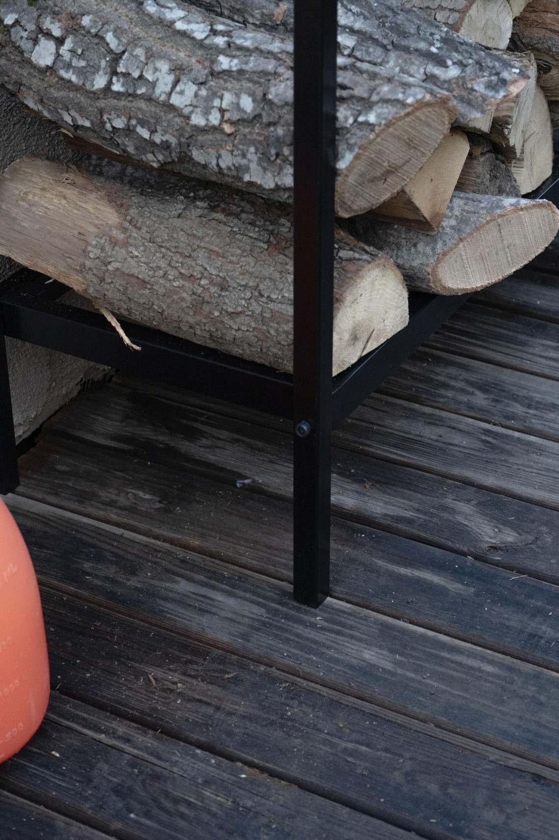 Modern Steel Firewood Rack, Indoor/outdoor Garden Decor - Etsy