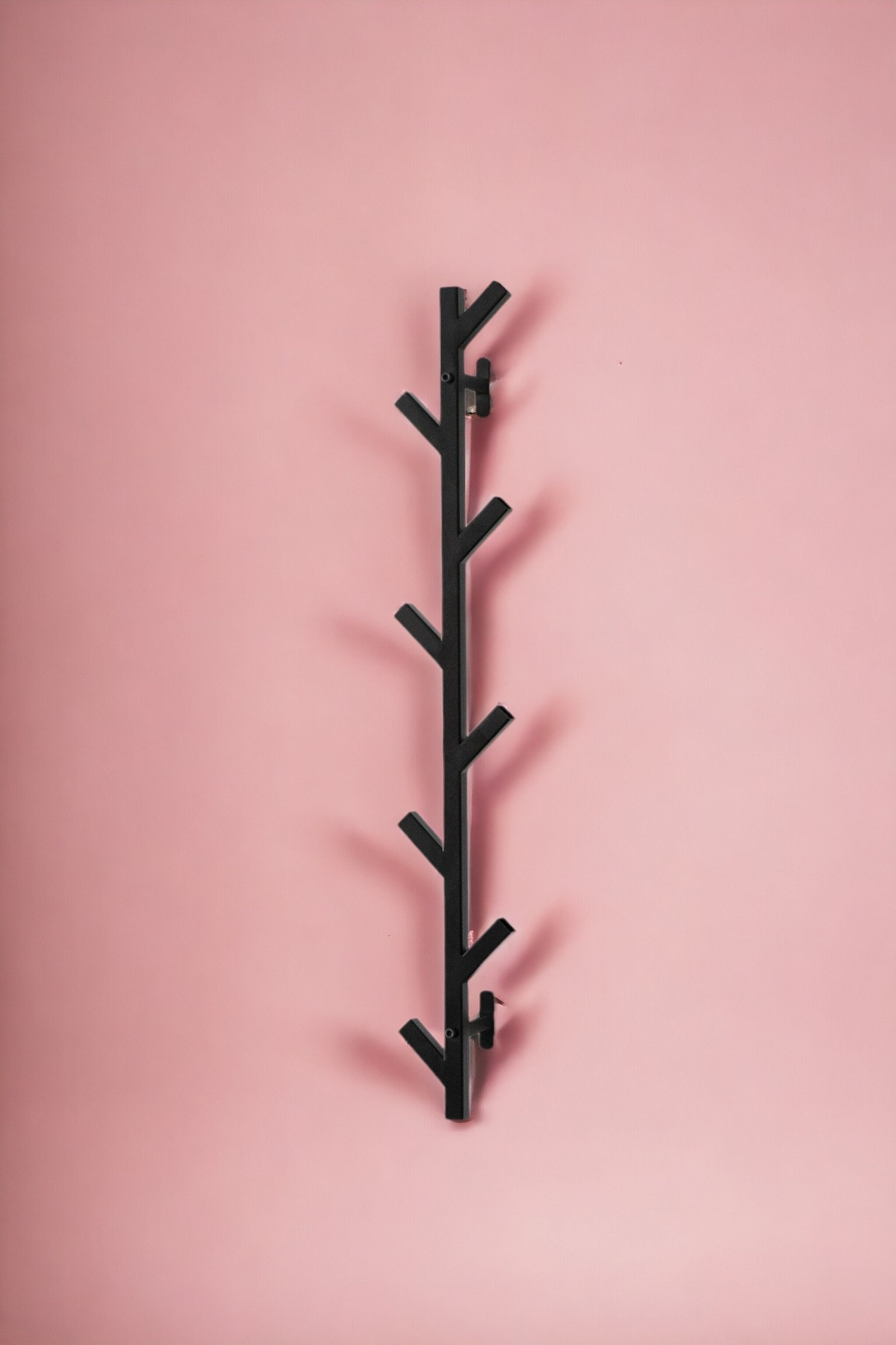 Minimalist Wall Mounted Metal Hanger, Metal Wall Mounted Coat Rack ...